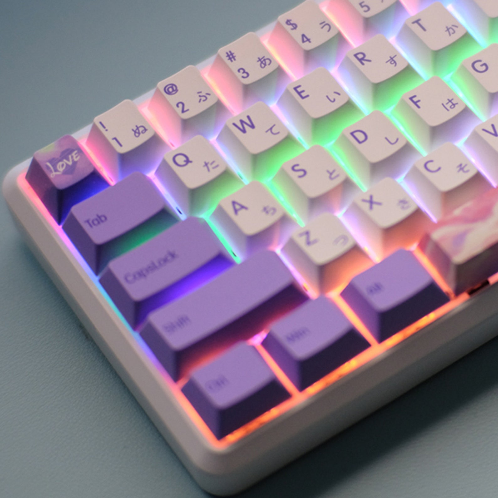 139PCS Sweet Dream Theme Keycaps Set Purple Keycap Set - Etsy