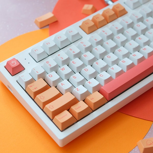 Orange Mechanical Keyboard Keycaps - Etsy