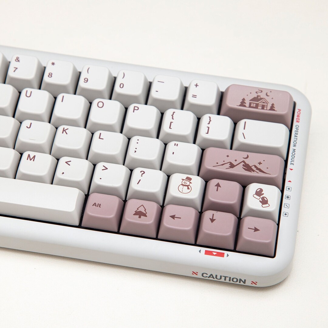 157PCS Snowy Night Theme Keycaps Set Mechanical Keyboard - Etsy