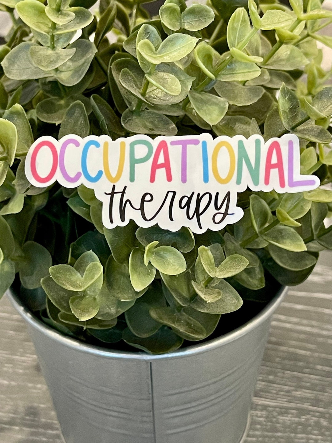Rainbow Occupational Therapy Vinyl Sticker, Water Resistant Water ...