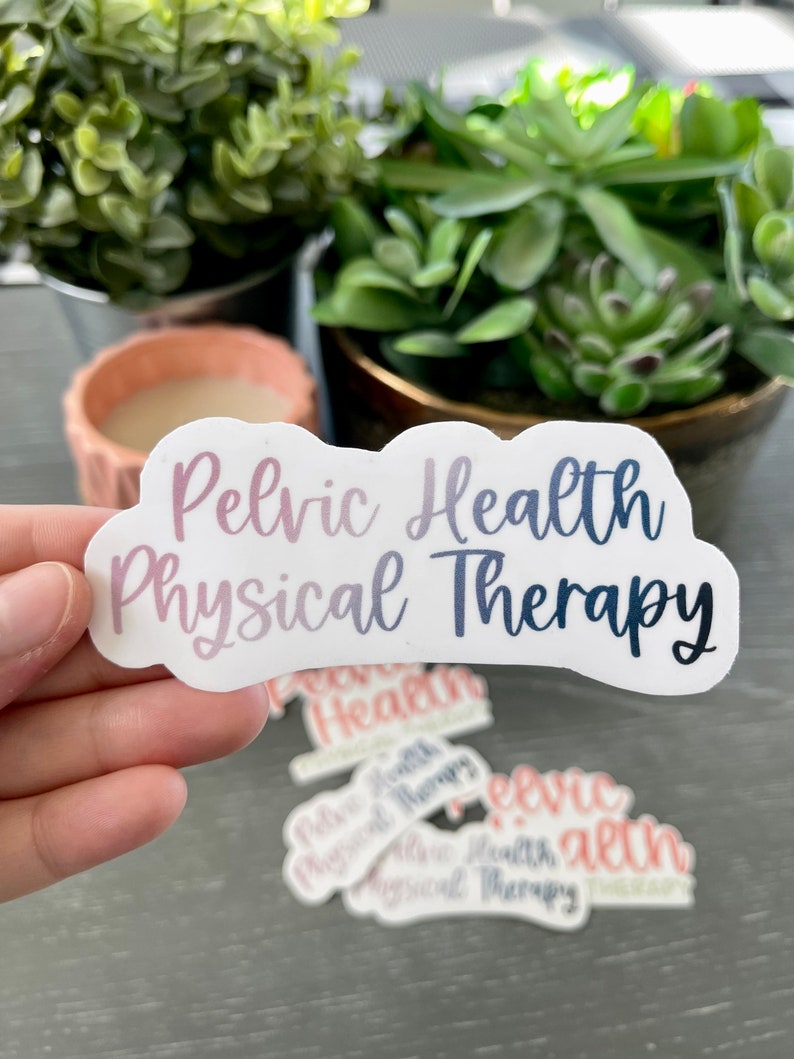 Pelvic Health PT Vinyl Stickers Water Resistant Water Bottle - Etsy