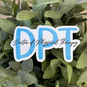 DPT Stickerphysical Therapy Sticker Water Bottle Sticker - Etsy