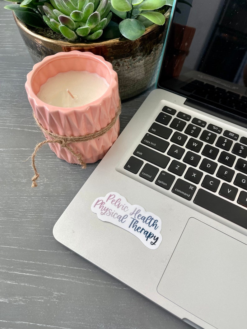 Pelvic Health PT Vinyl Stickers, Water Resistant Water Bottle Sticker ...