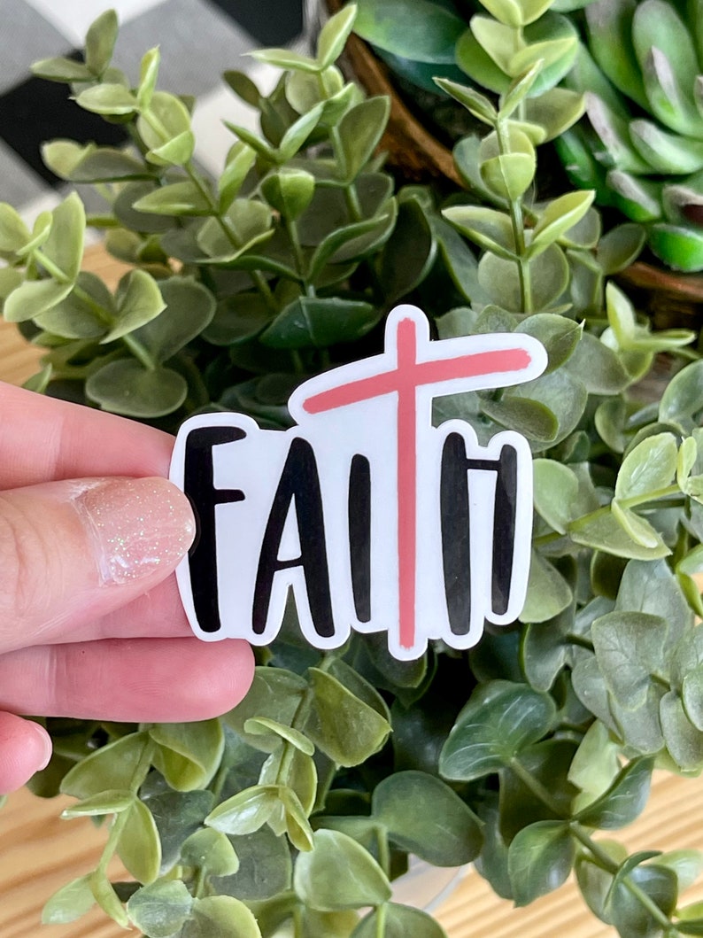 Faith Sticker Pack, Water Resistant Vinyl Stickers, Christian Gifts for ...