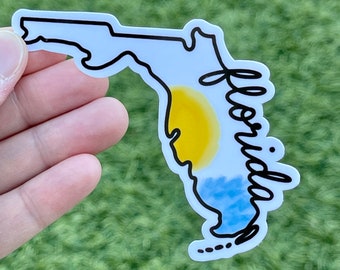 Florida Outline Decal - Etsy