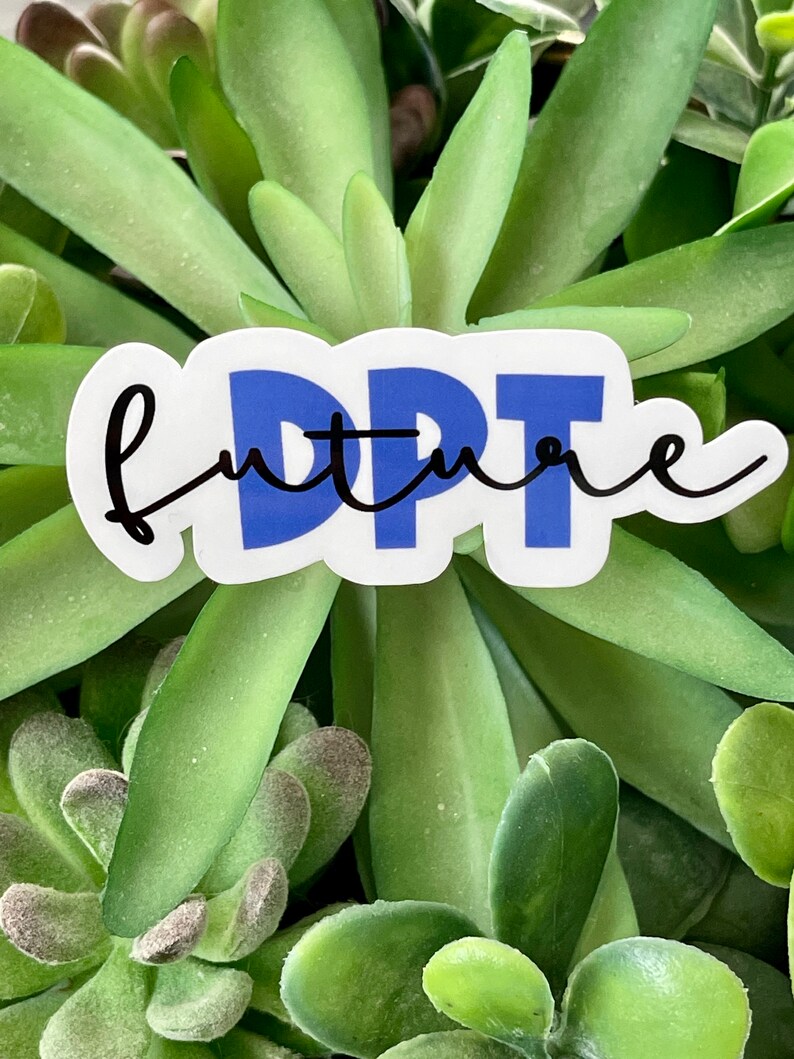 Future DPT Physical Therapy Vinyl Stickers, Water Resistant Water ...