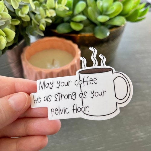 Pelvic Floor Vinyl Sticker Water Resistant Water Bottle - Etsy