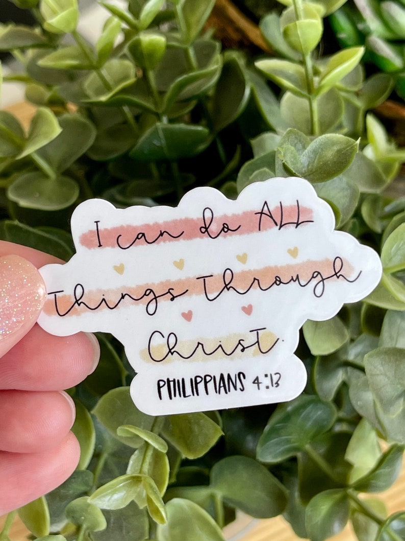 Faith Sticker Pack, Water Resistant Vinyl Stickers, Christian Gifts for ...