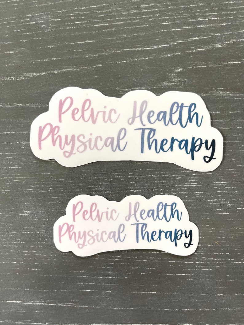 Pelvic Health PT Vinyl Stickers Water Resistant Water Bottle - Etsy