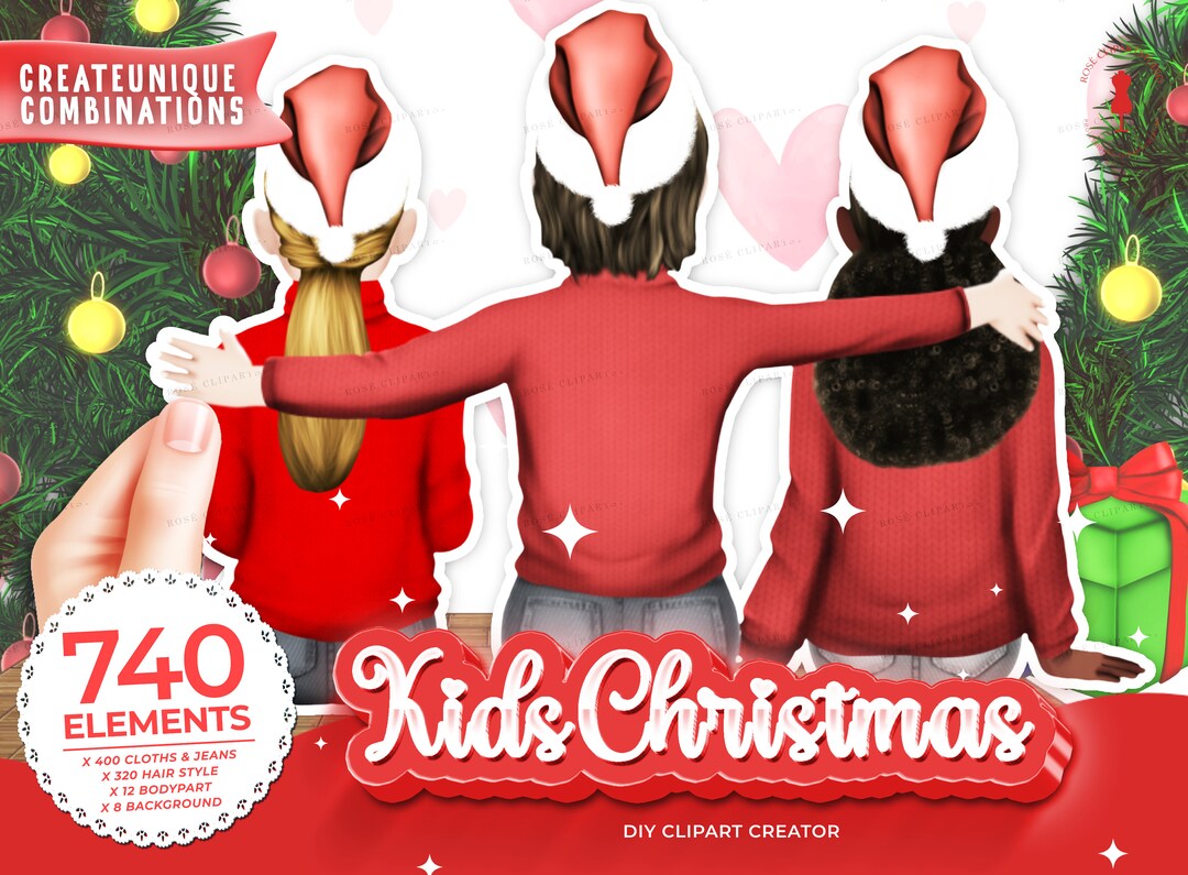 Christmas Kids Clip Art, Xmas Kids , Sitting Children PNG, Classroom ...
