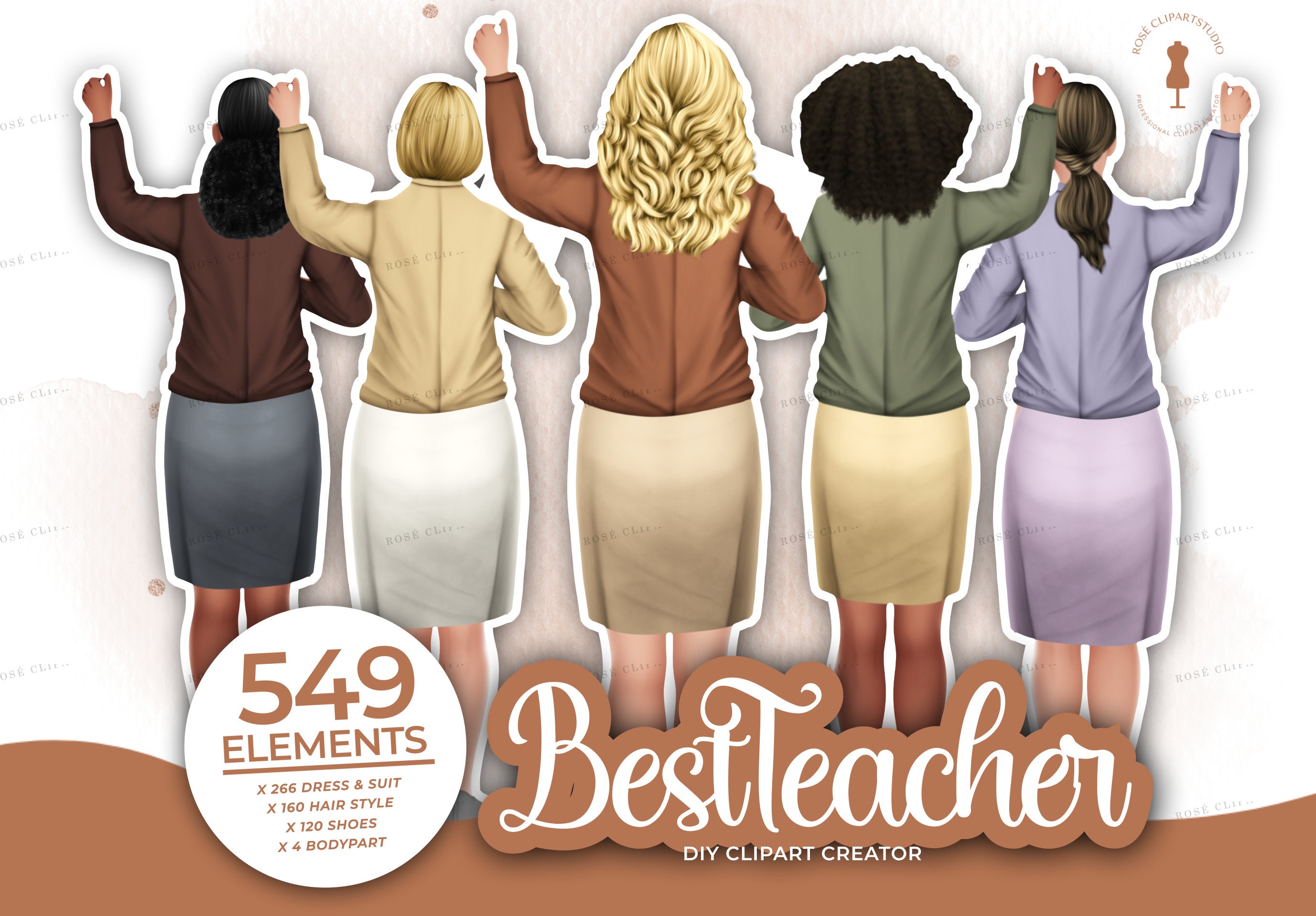 Best Teacher School CLIPART Back to School Classroom Clipart Teacher ...