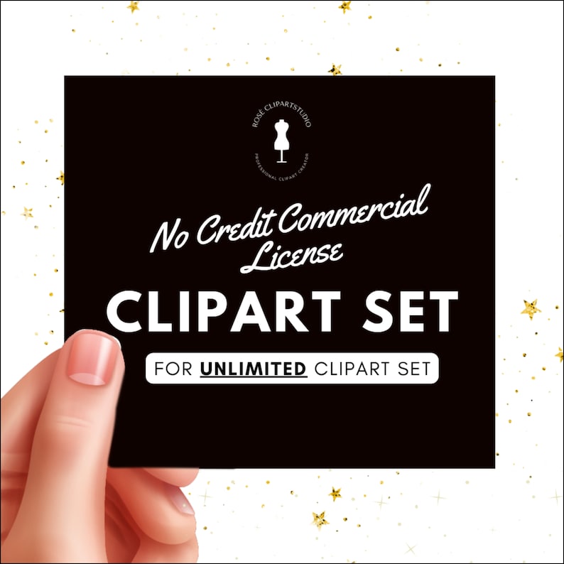 Commercial License - License to Use Unlimited Clipart Graphic Set in ...