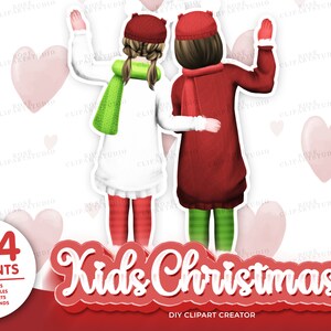 Christmas Kids Clipart, Christmasfamily, New Year Clipart, X Mas Family ...