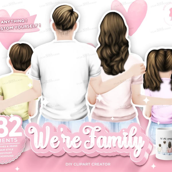 Family Clipart Bundle - Etsy
