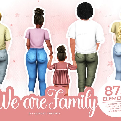Family Clip Art Mother Clipart Parents Clipart DIY Clip - Etsy
