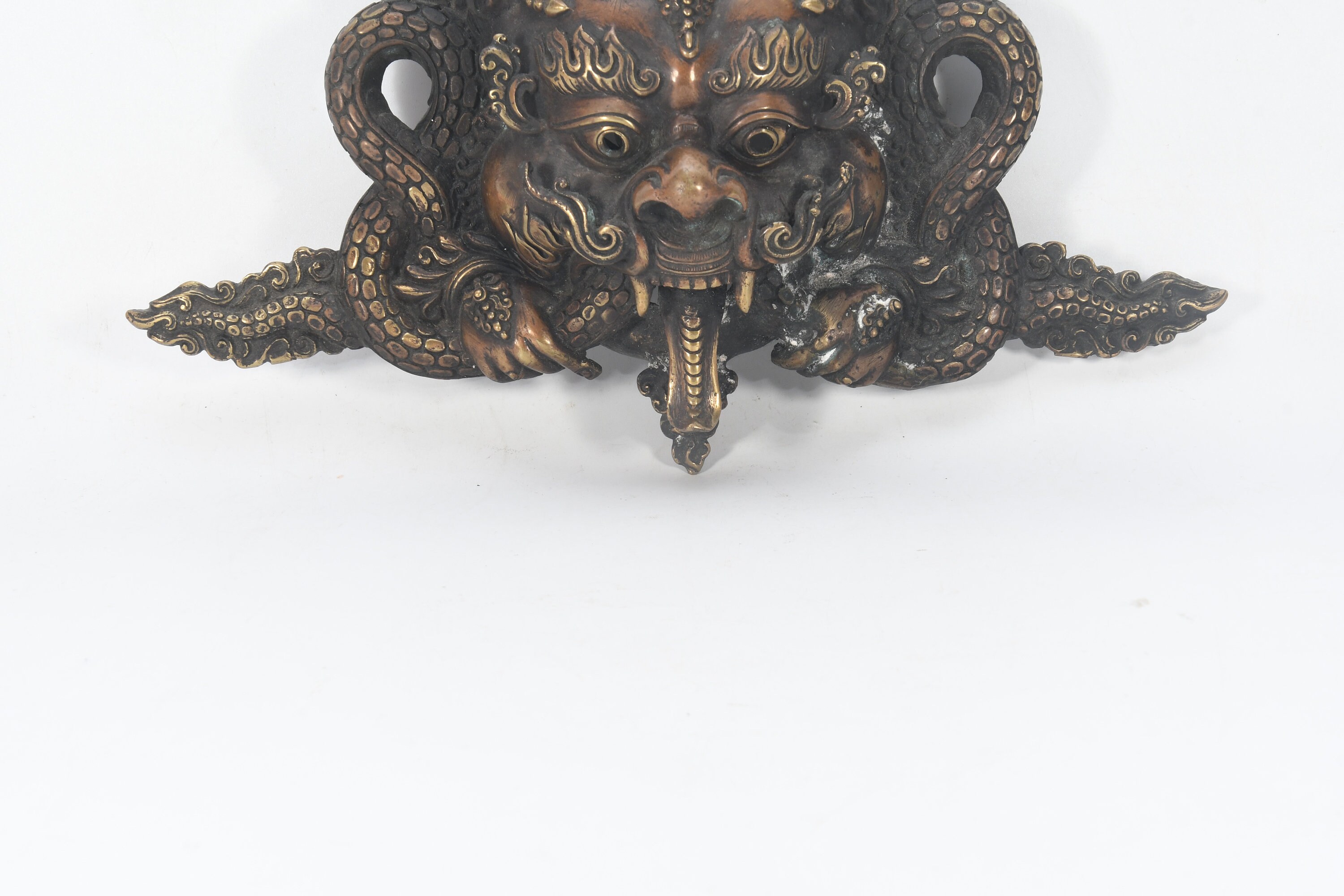 20% OFF Horned Brass Chhepu Wall Hanging: Symbolic and Stunning Home ...