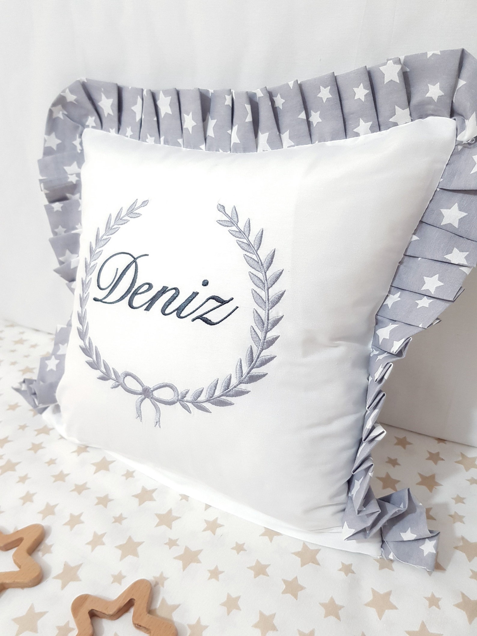 Personalized Embroidered Pillows for Baby's Nursery - Add a Special ...