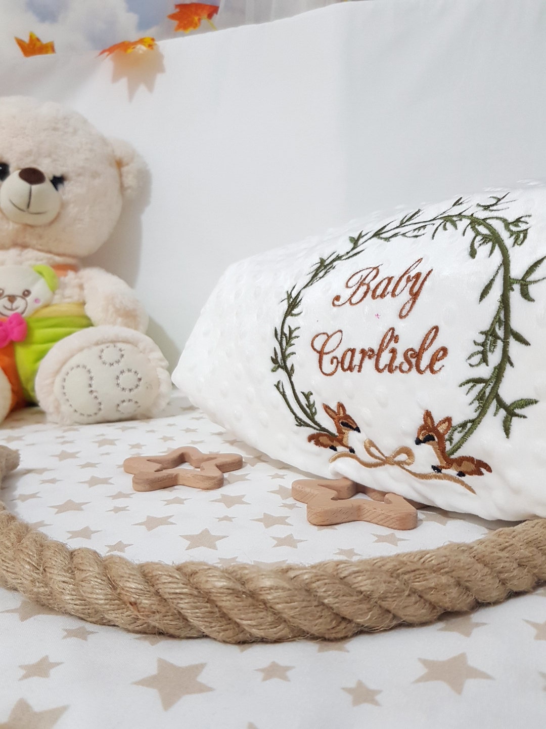 Personalized Baby Blanket | Custom Embroidered Baby Blanket | Baby Gift ...