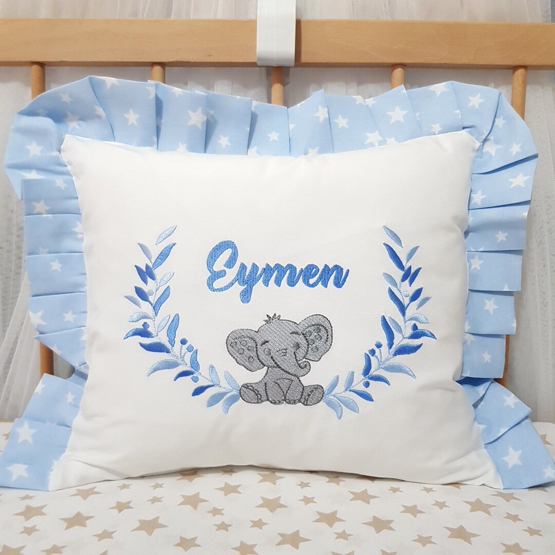 Personalized Embroidered Pillows for Baby's Nursery, Personalized Baby ...