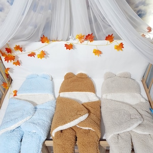 Personalized Embroidered Swaddle | Baby Bear Fleece Swaddle | Super ...