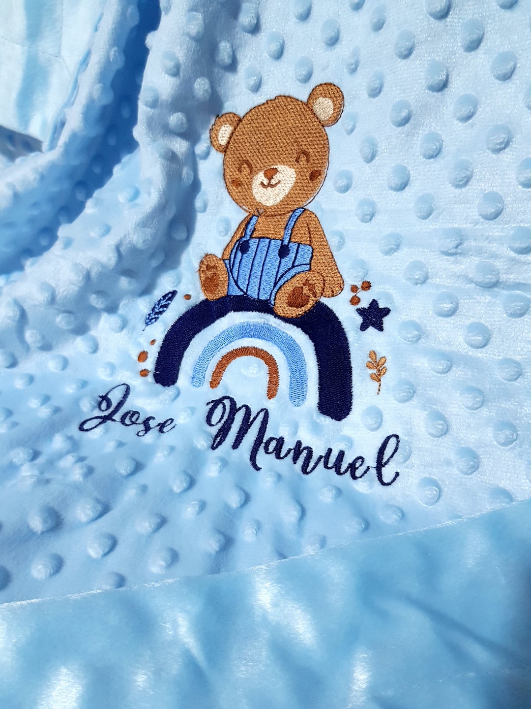 Personalized Baby Blanket, Custom Embroidered Baby Blanket, Baby Gift ...