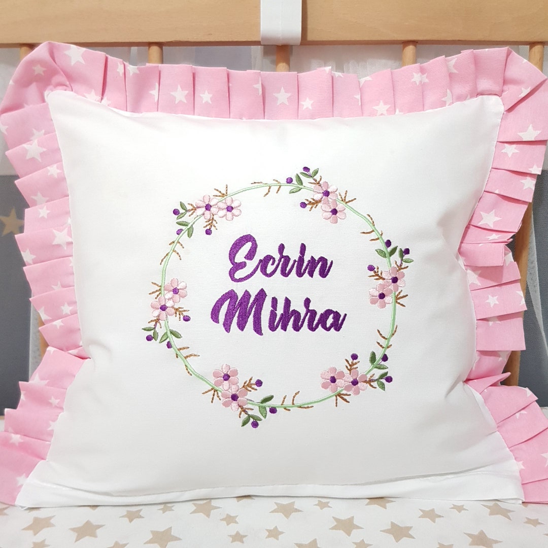 Personalized Embroidered Pillows for Baby's Nursery - Add a Special ...