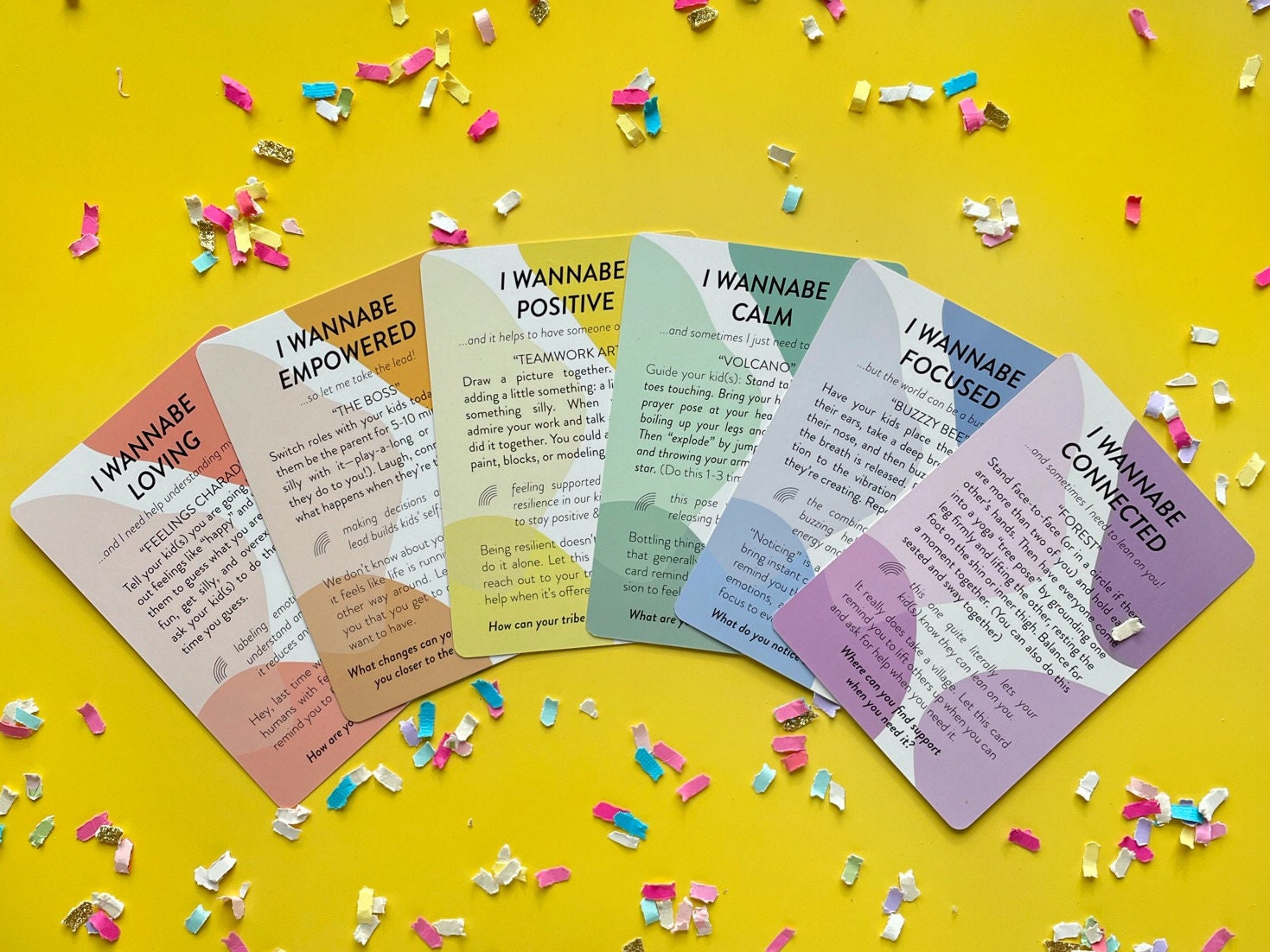 Mindfulness Activities for Kids and Parents Card Deck - Etsy