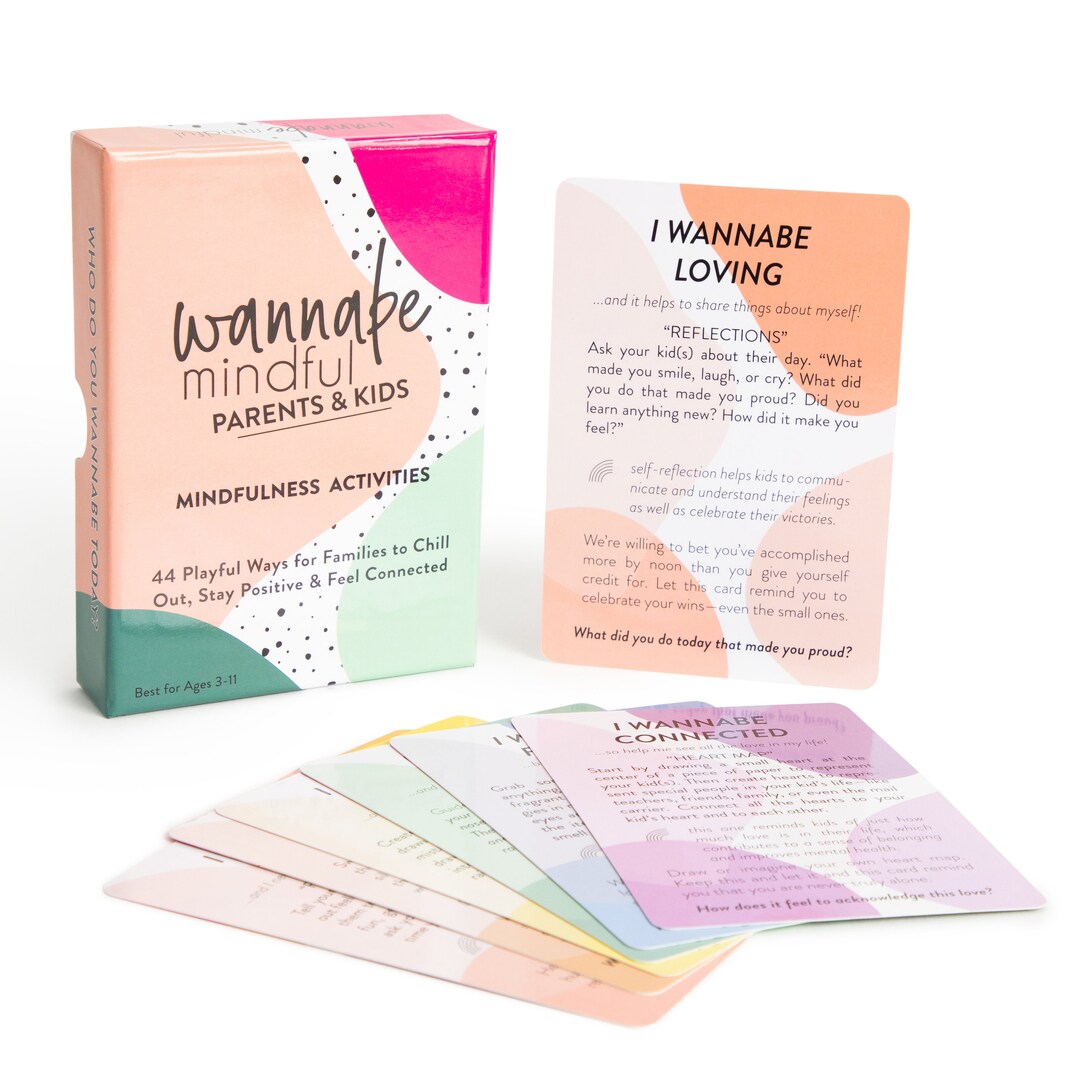 Mindfulness Activities for Kids and Parents Card Deck - Etsy