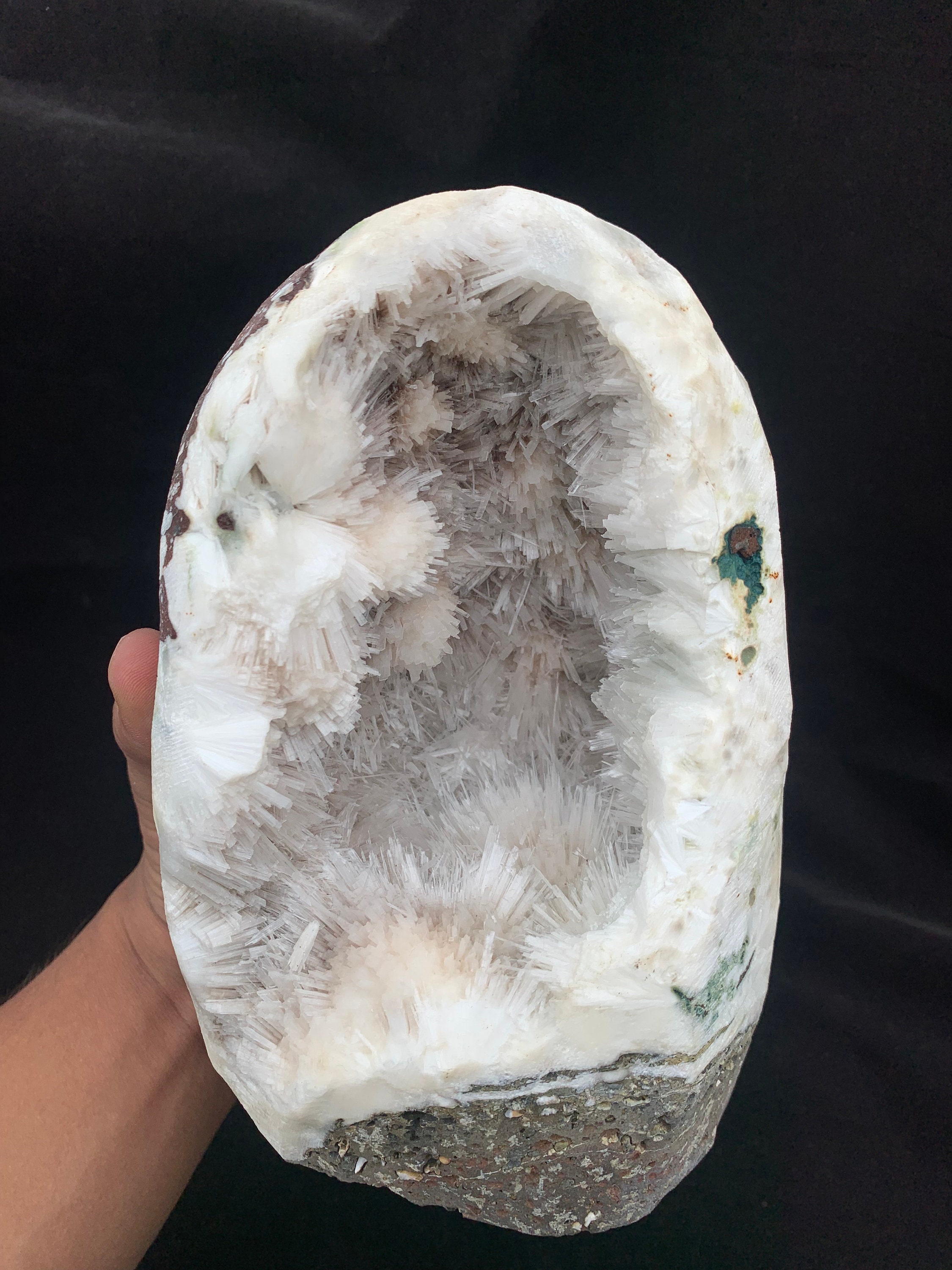 Rare Scolecite Spray Geode Mineral Specimen From India 2.500 Gram - Etsy