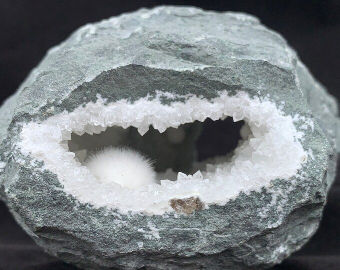 Rare Okenite Puffball in Geode Minerals Specimen Mineralokenite From ...