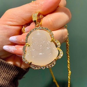 White Buddha Chain - Etsy