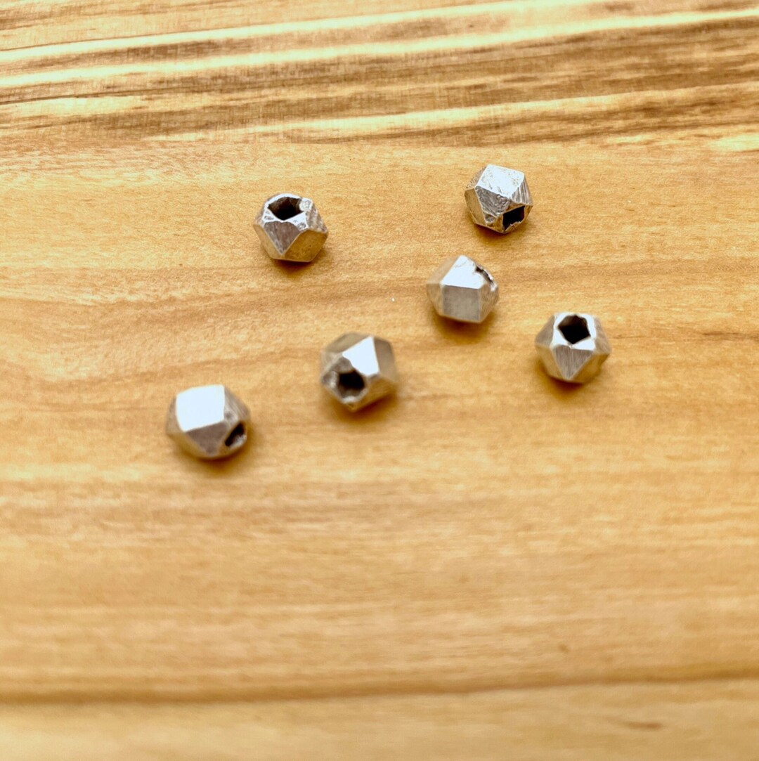 Sterling Silver Spacing Beads, Size 6 Mm - Etsy