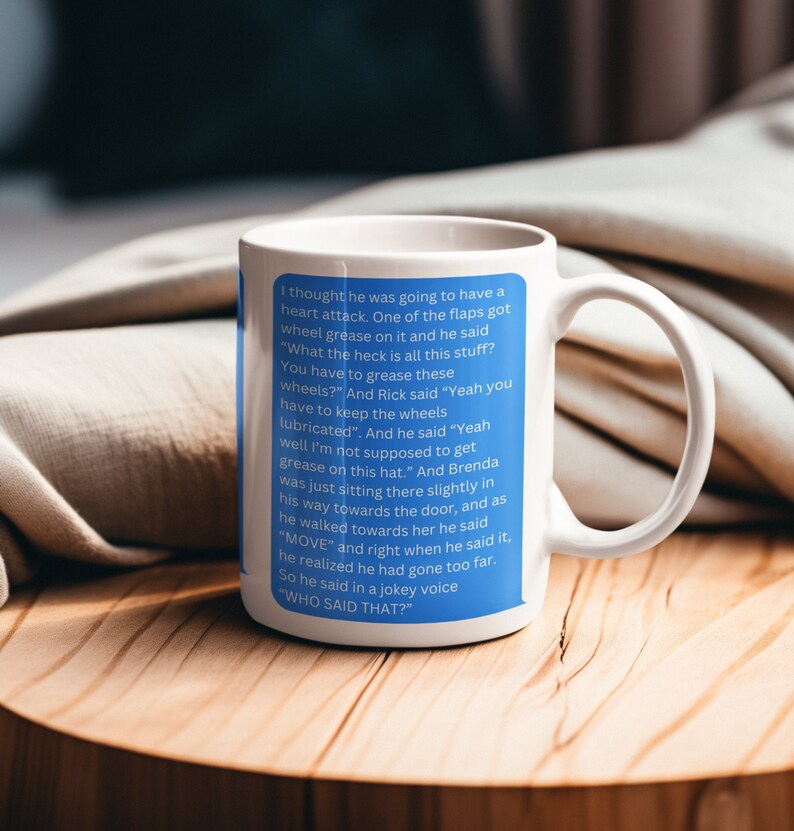 I Think You Should Leave Mug Brians Hat Text Conversation ITYSL Mug ...