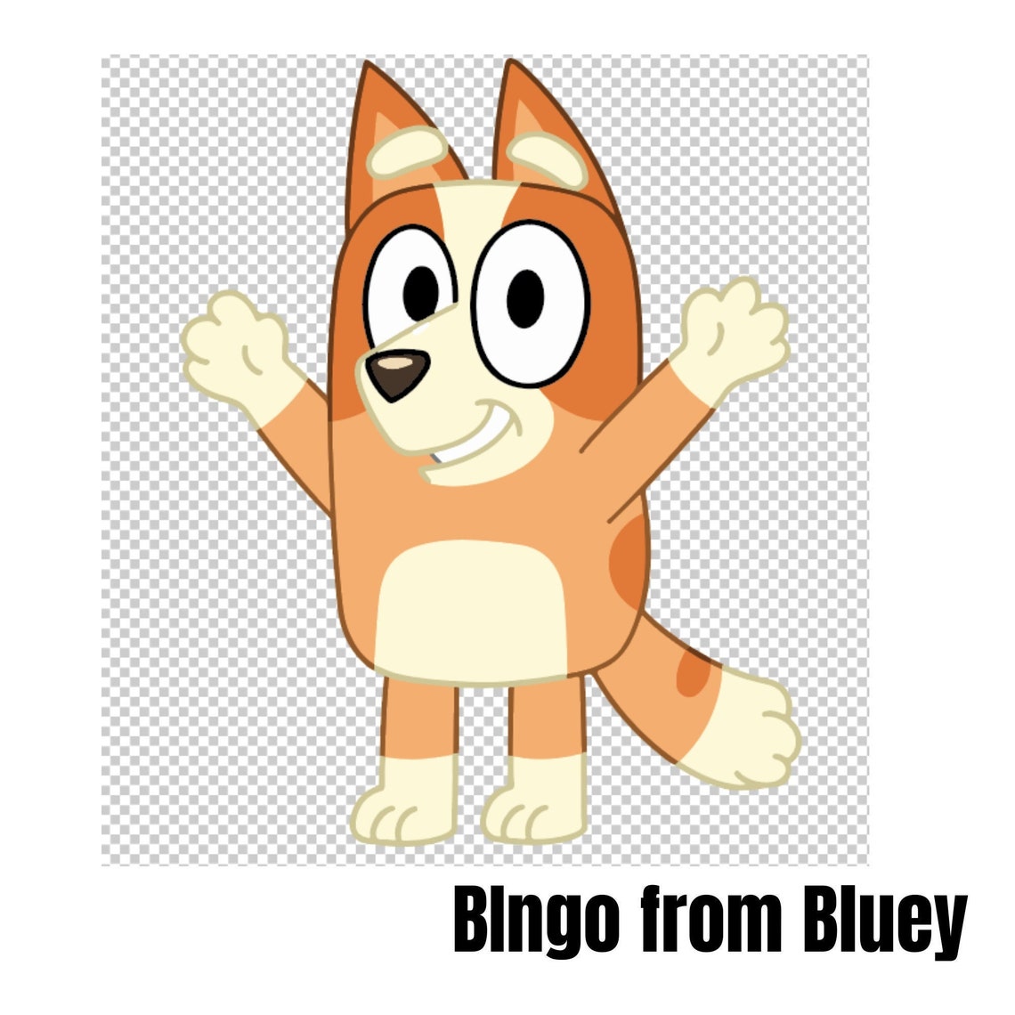 Bingo Heeler Svg Bingo Svg Bluey Cricut Bluey Cut File Etsy