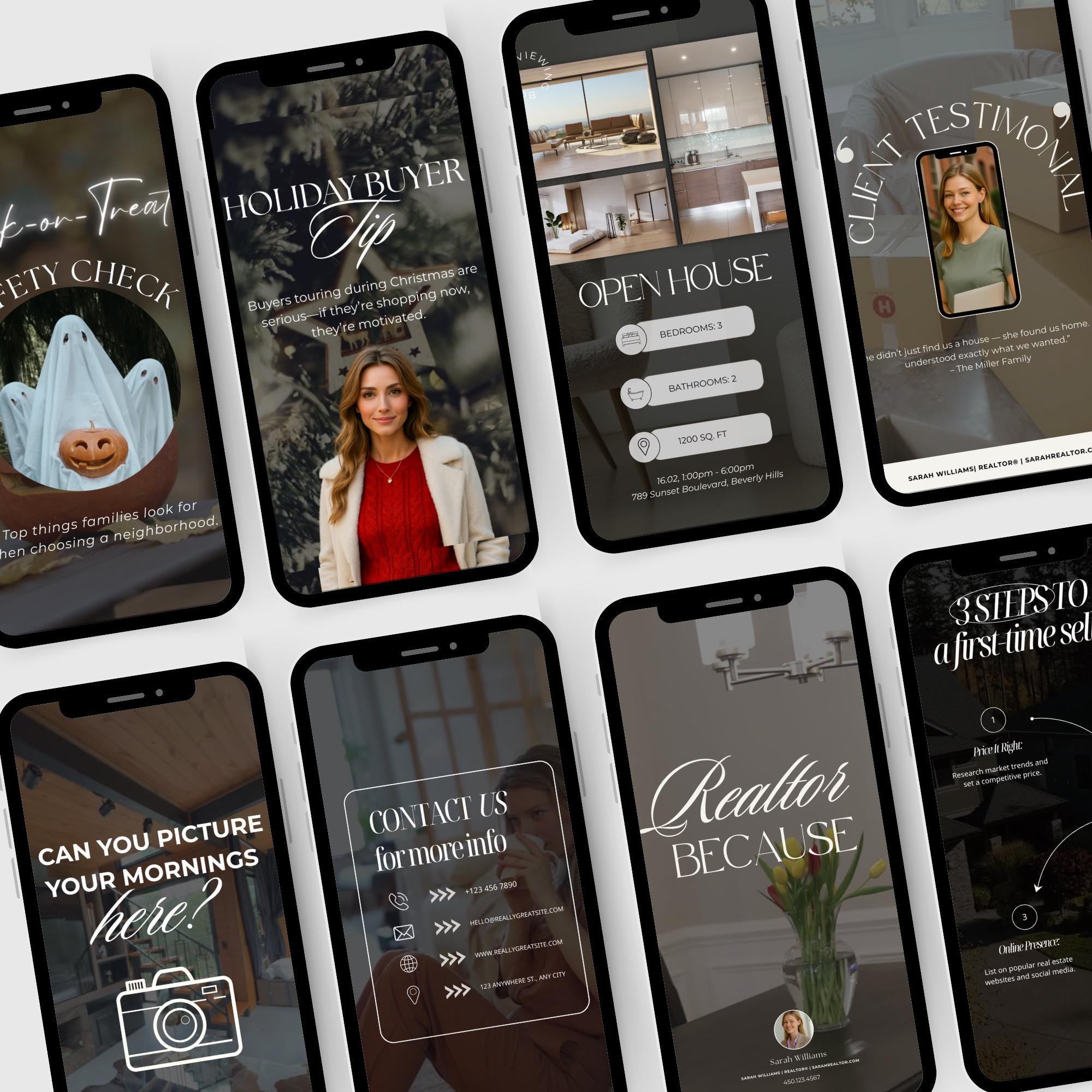 Real Estate Reels Template 2026 Marketing Social Media Instagram Bundle ...