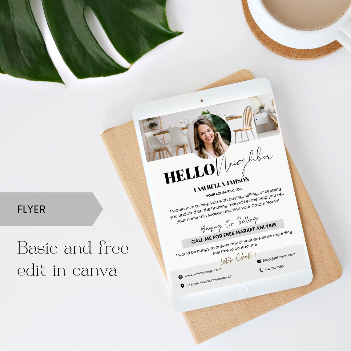 Real Estate Open House Neighbor Flyers Template Introduction - Etsy