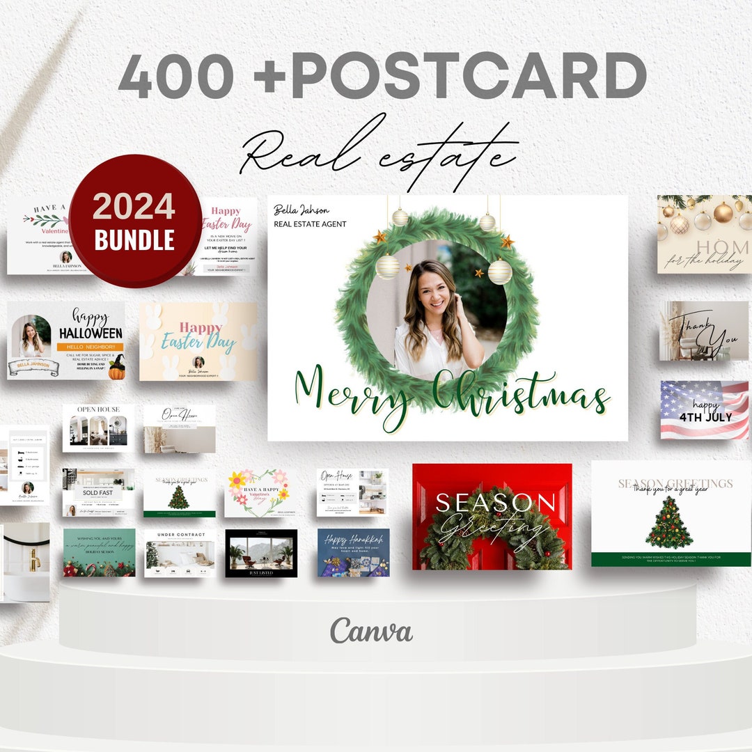 Editable Real Estate Postcard Bundle Template, Introduction Market ...