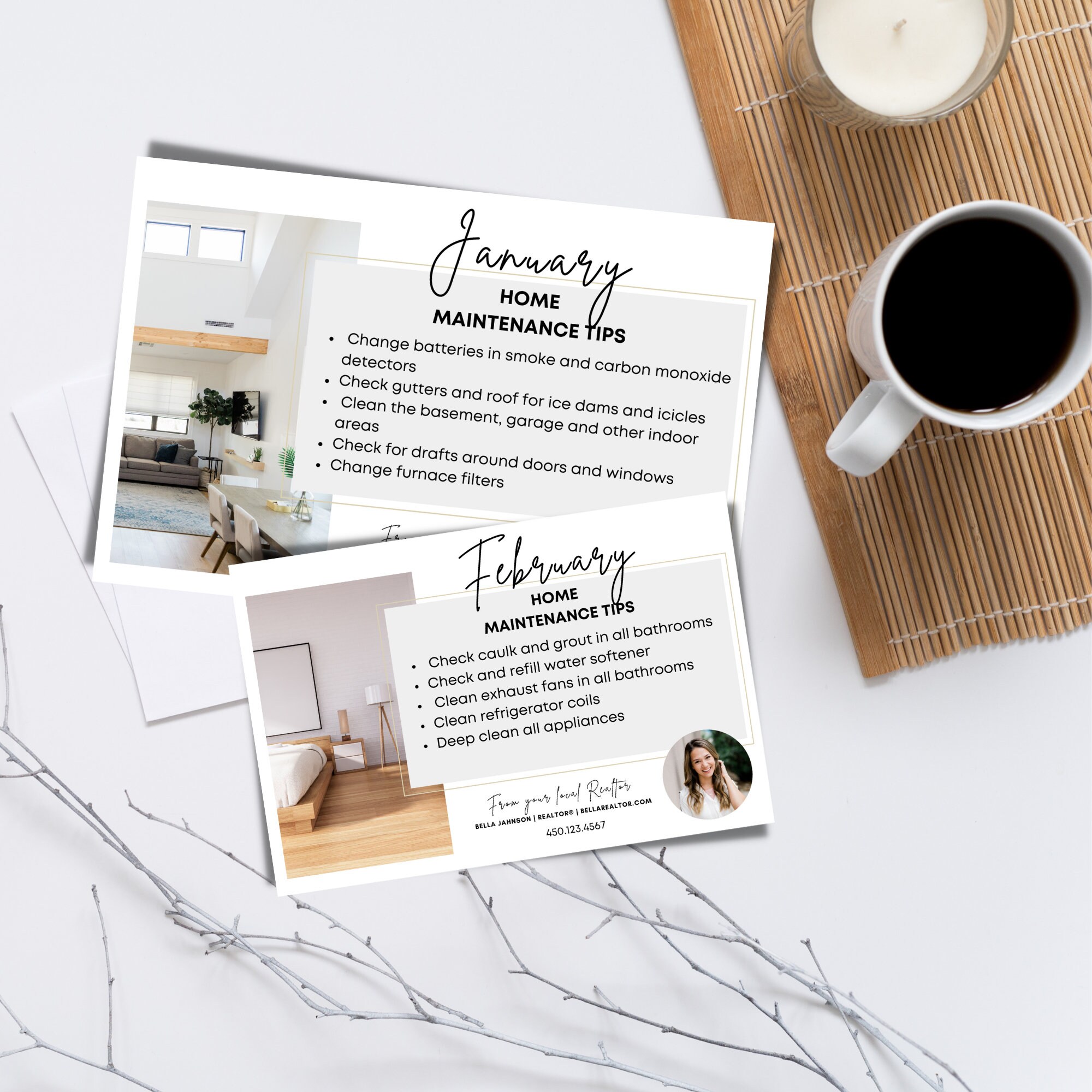 Editable Real Estate Postcard Bundle Template, Introduction Market ...