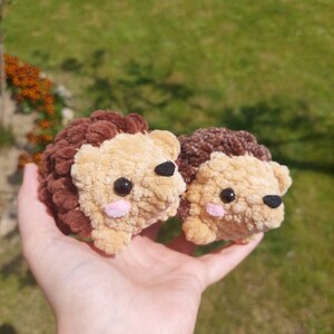 Small Hedgehog Crochet Plushie, Mini Hedgehog Amigurumi Plush, Crochet ...