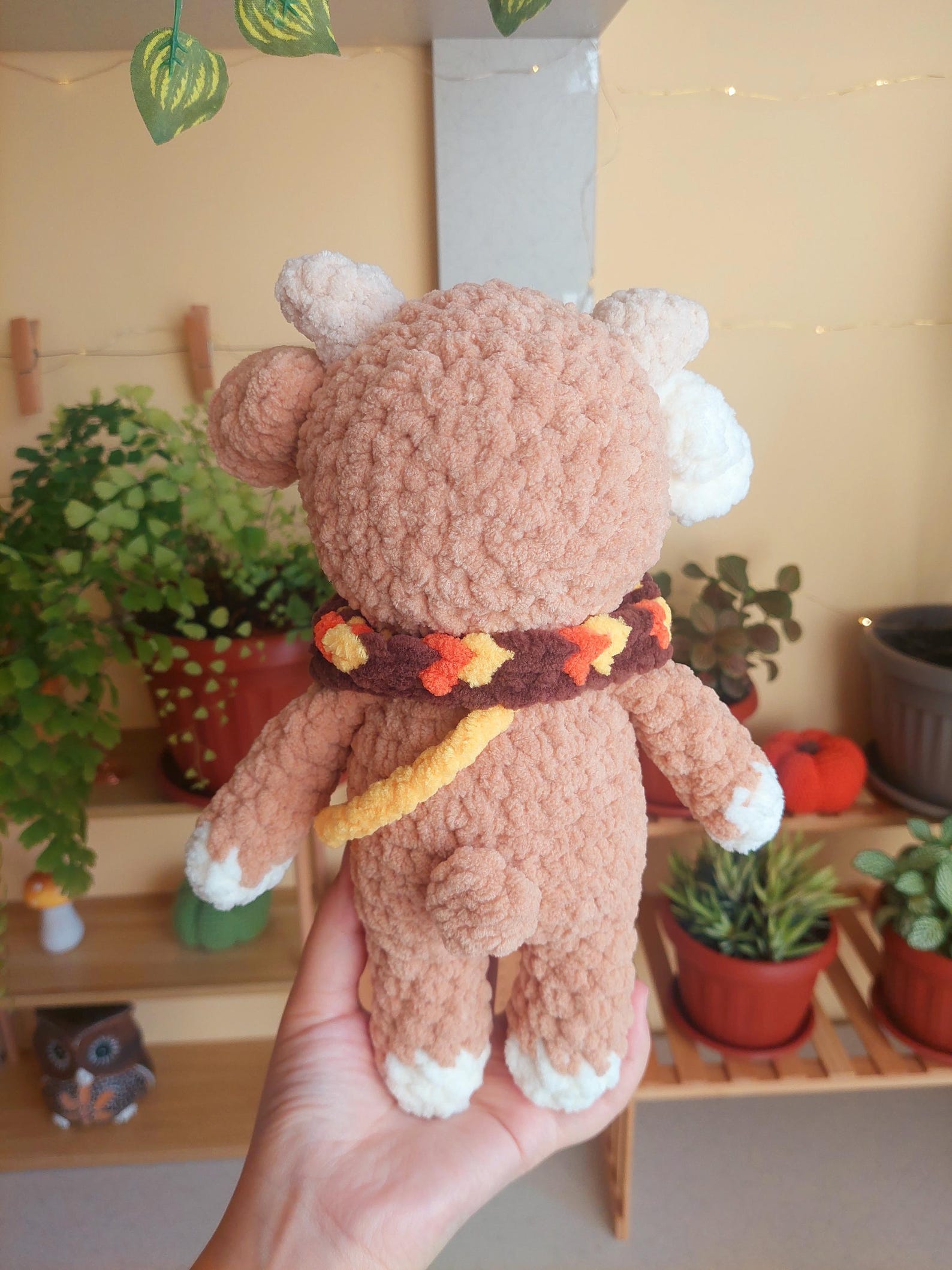Crochet Goat Pattern, 2-in-1 Autumn Goat, Fall Crochet Pattern ...