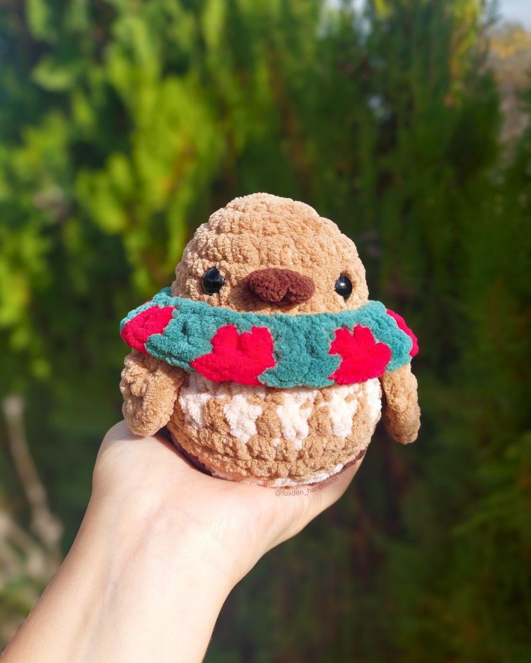 Crochet Bird Pattern, Crochet Sparrow Pattern, Christmas&festive ...