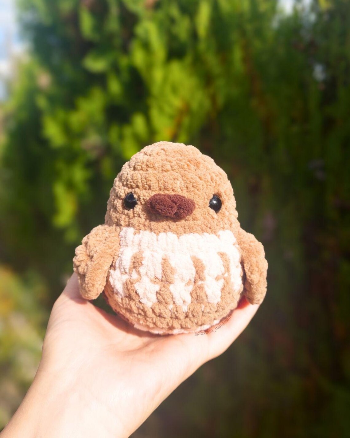 Crochet Bird Pattern, Crochet Sparrow Pattern, Christmas&festive ...