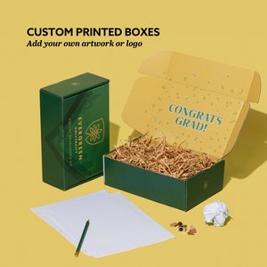 Custom Printed Boxes 12"x10"x4", Full-color, Use Your Own Design ...