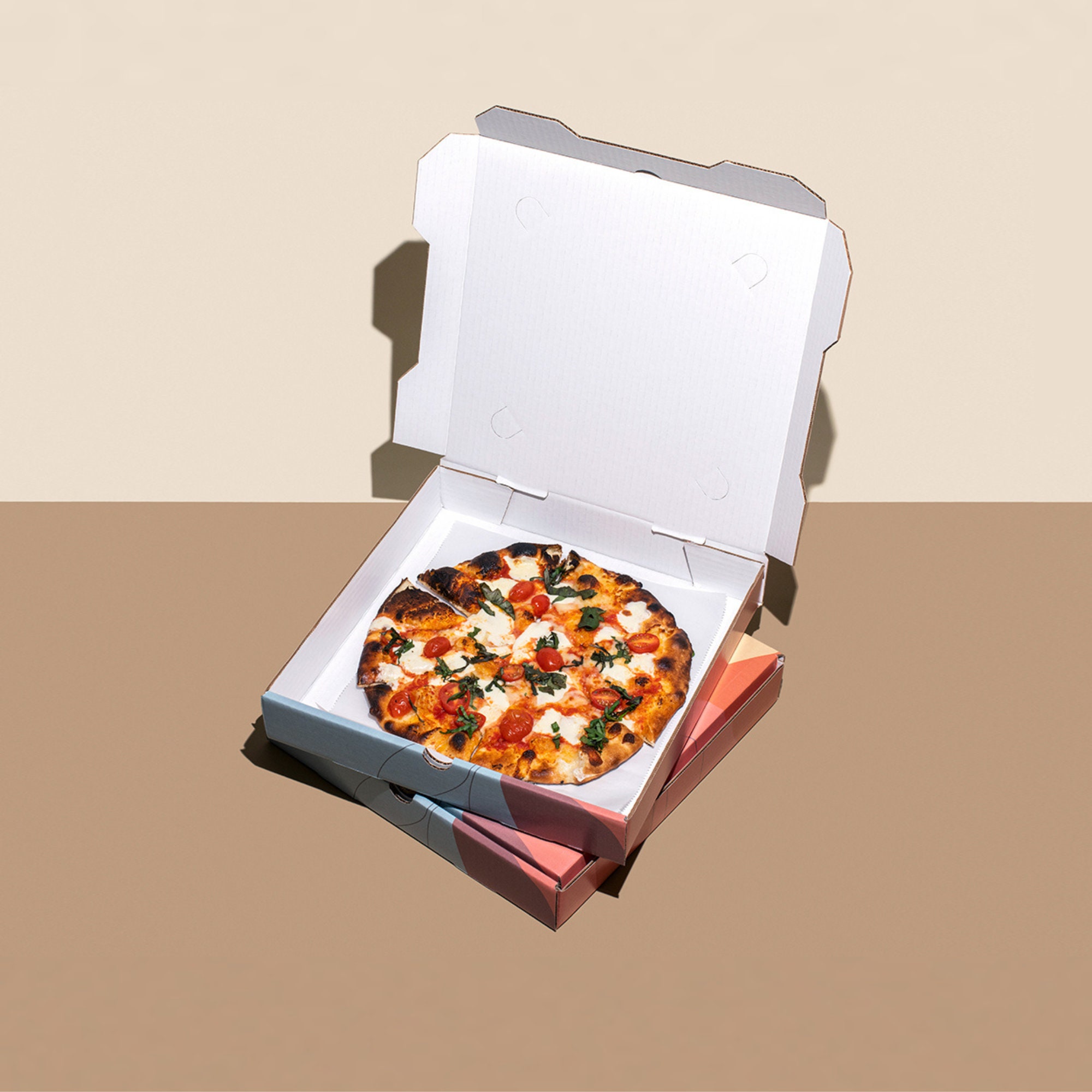 Pizza Custom Boxes 9x9x2, Full-color on Premium White Box, Use Your Own ...