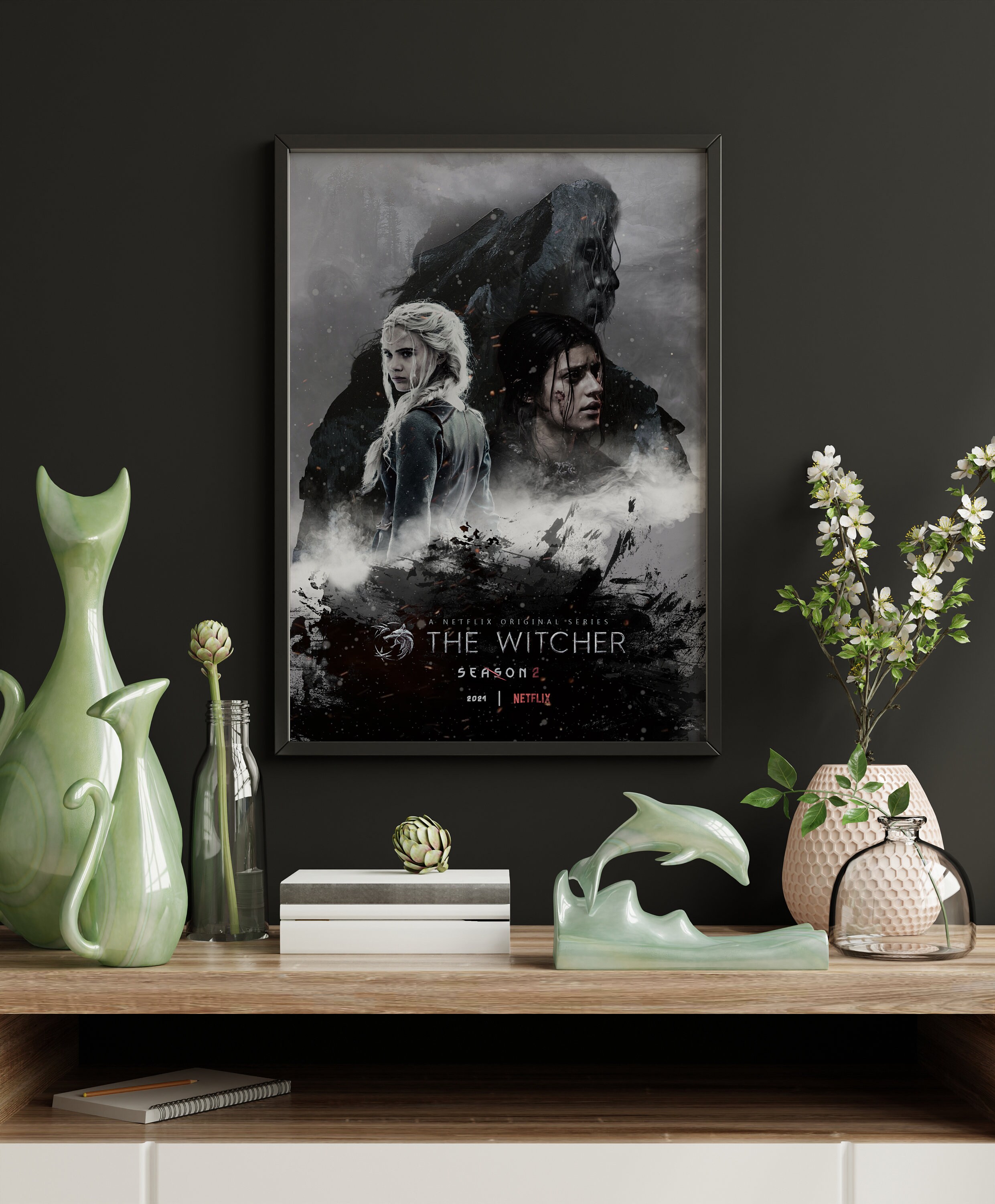 Home Decor Wall Hangings The Witcher Netflix Series Season 2 Poster ...