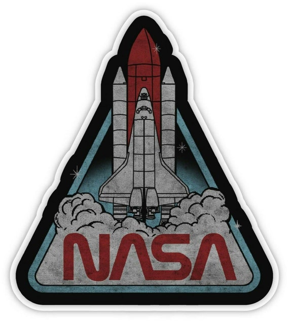 Nasa Vintage Retro Logo Space Ship Vinyl Sticker Decal Car - Etsy