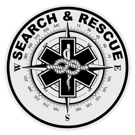 Search and Rescue SIZE Vinyl Decal Sticker Car Truck Laptop | Etsy
