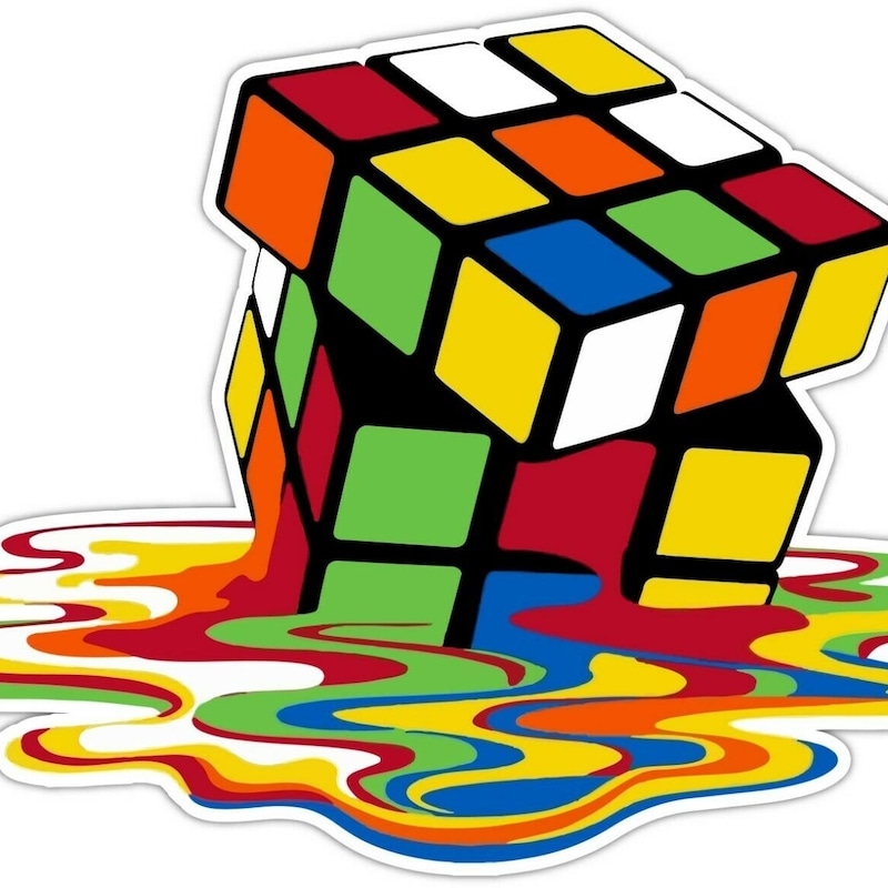 Rubiks Cube Stickers - Etsy