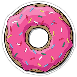 Donut decal - Etsy