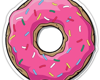 Donut Window Decal - Etsy